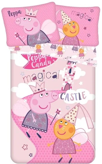 Jerry Fabrics povlečení bavlna Peppa Pig 138 140x200+70x90 cm