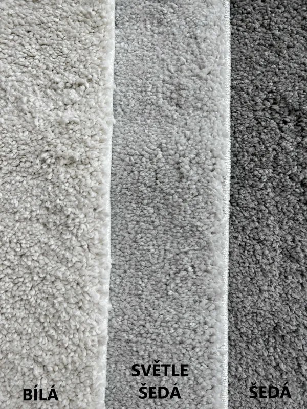 Kusový koberec Luxury - bílá - 160 x 230