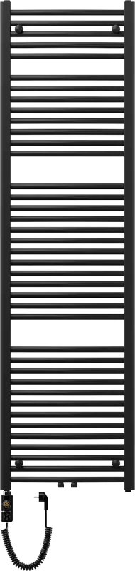 Mexen Ares, elektrické topné těleso 1800x500 mm + topná tyč 900 W, černá, W102-1800-500-2900-70