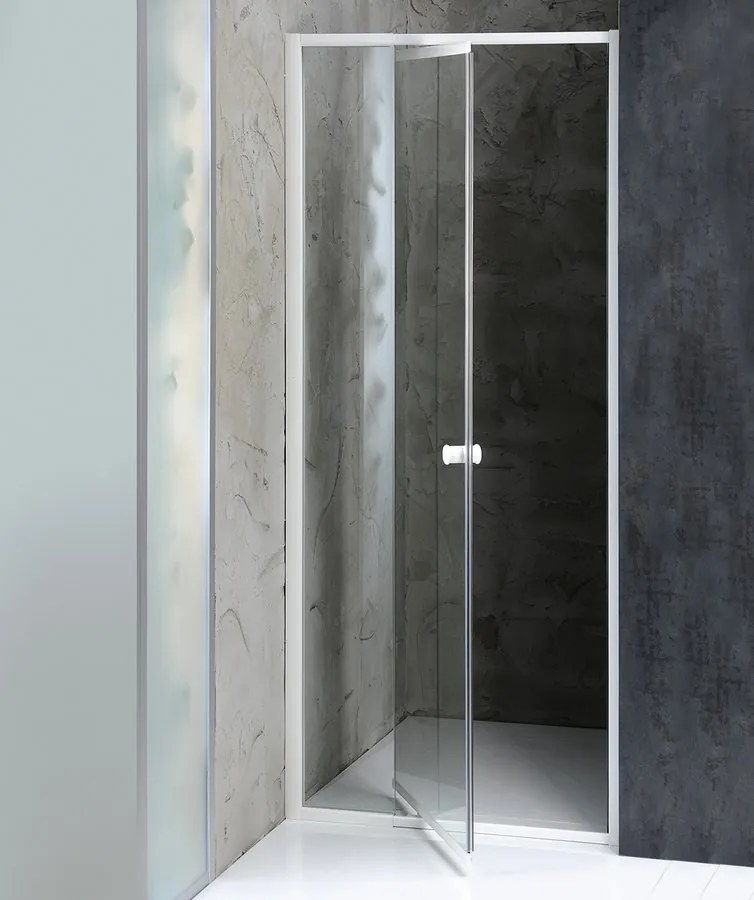 Aqualine Aqualine, AMICO sprchové dveře výklopné 1040-1220x1850mm, čiré sklo, G100