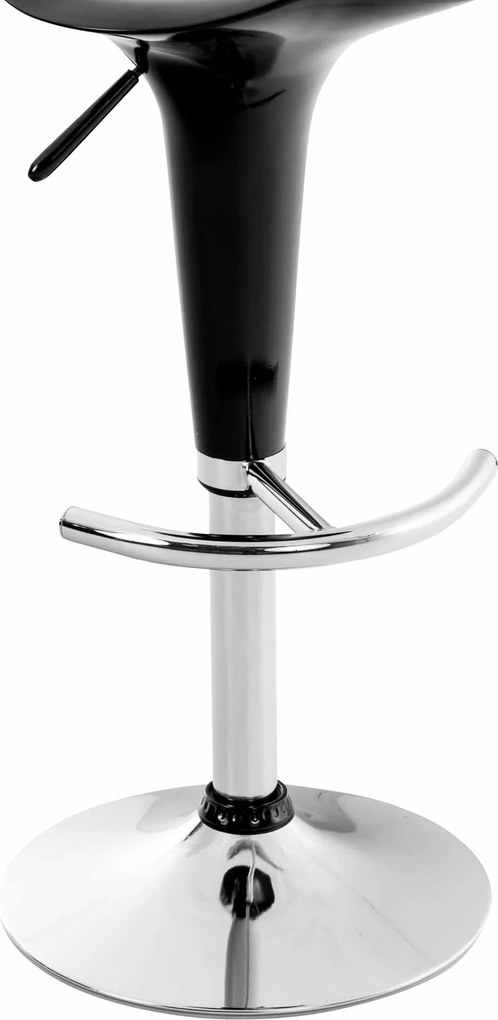 Sada 2 barových židlí Saddle – černá