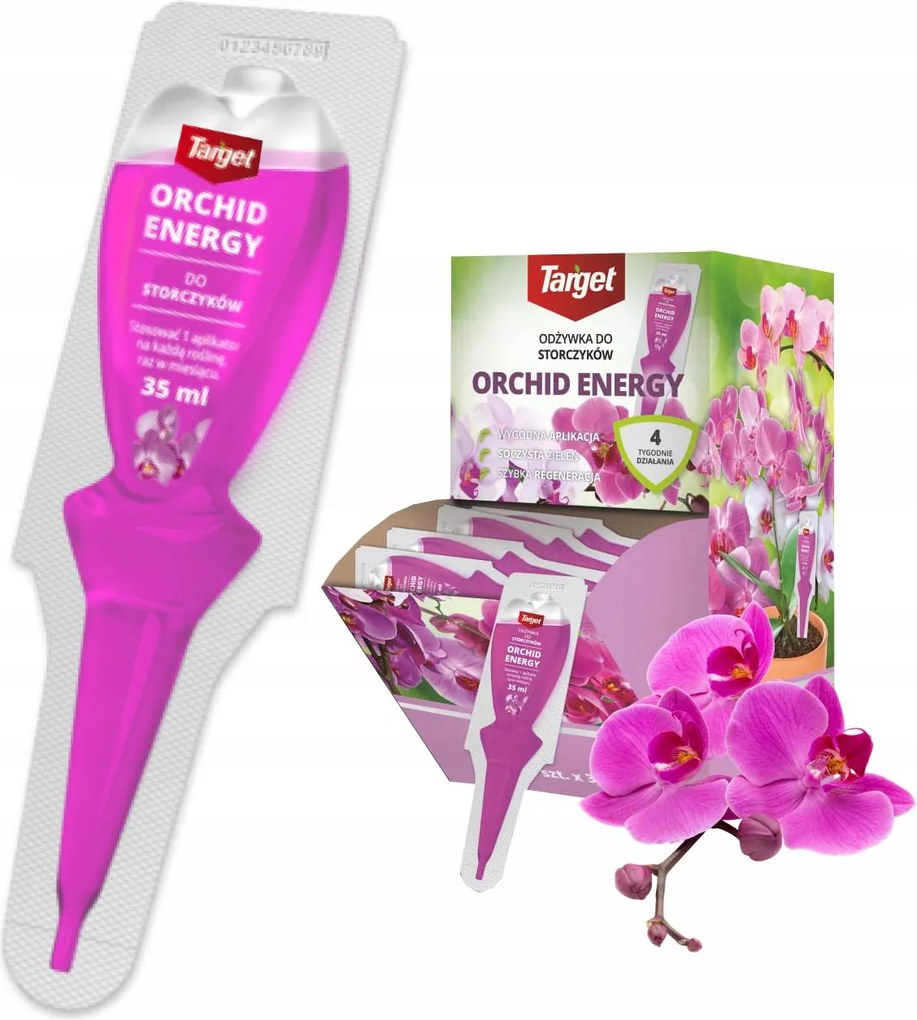 Hnojivo na orchideje aplikátor Target Orchid Energy 36x35ml