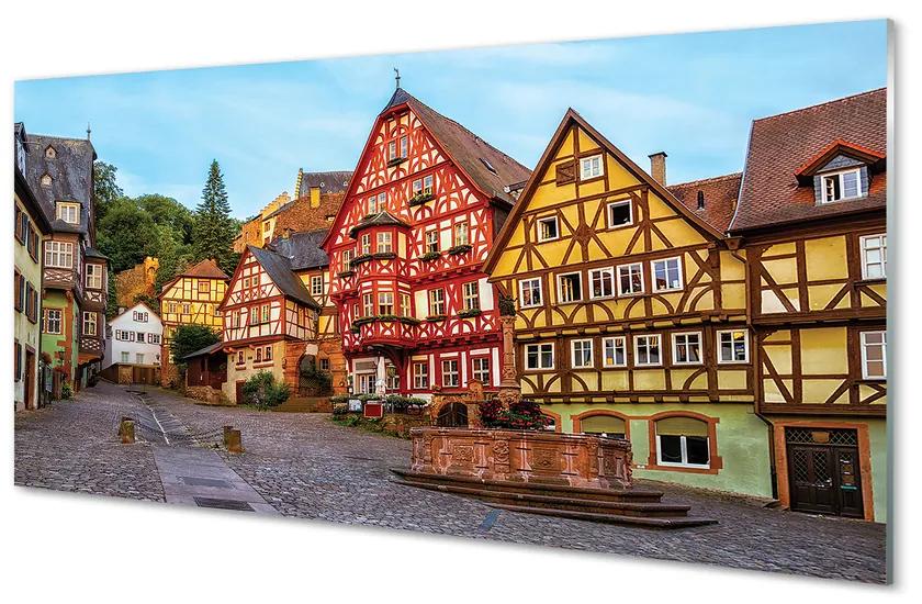 akrylový obraz Germany Staré Město Bavorsko 125x50 cm