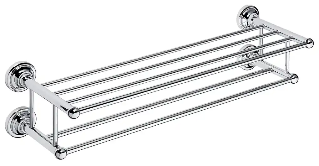 RETRO chrom: Držák ručníků dvojitý, 605 mm | BIANO