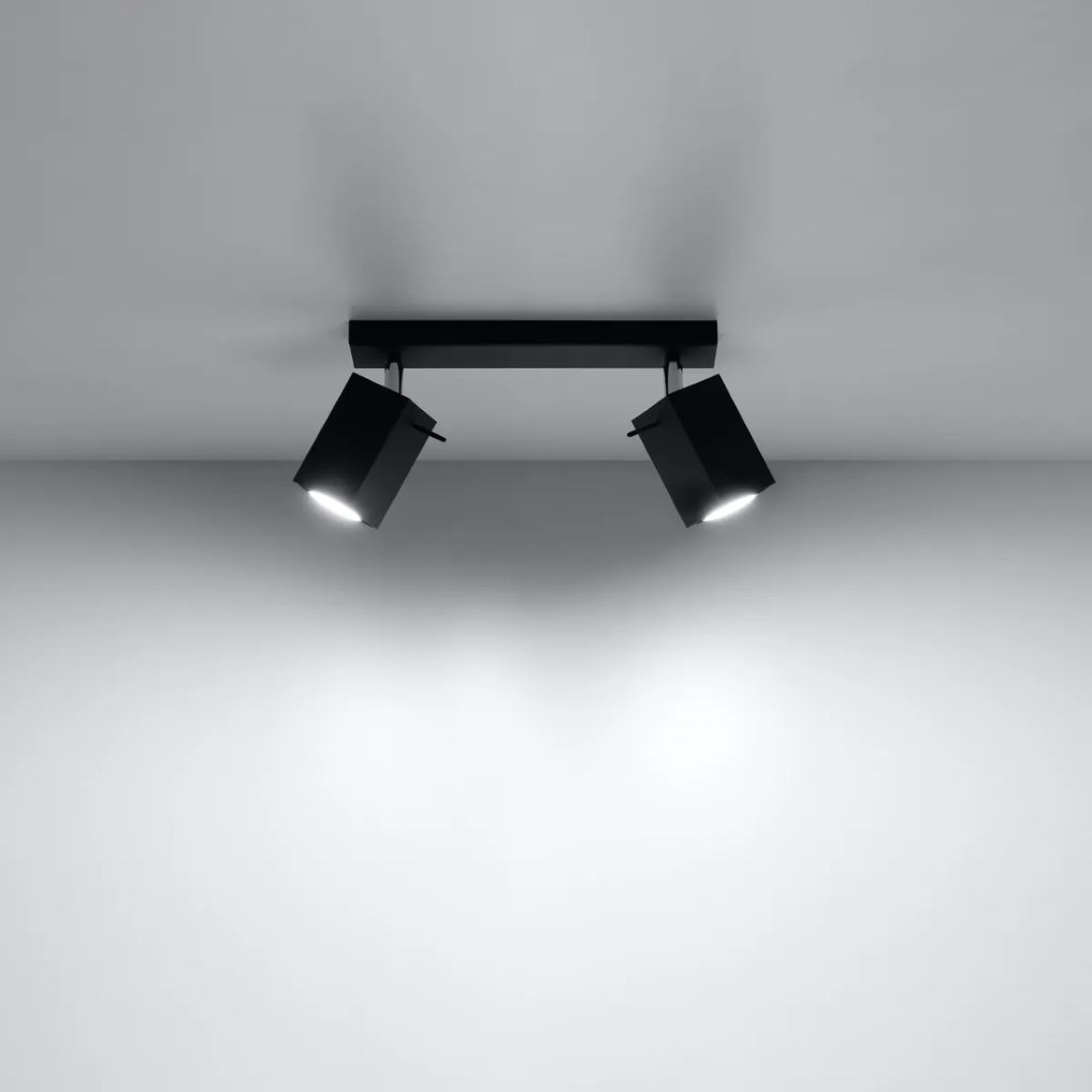 Sollux Lighting Stropní svítidlo MERIDA 2 černé