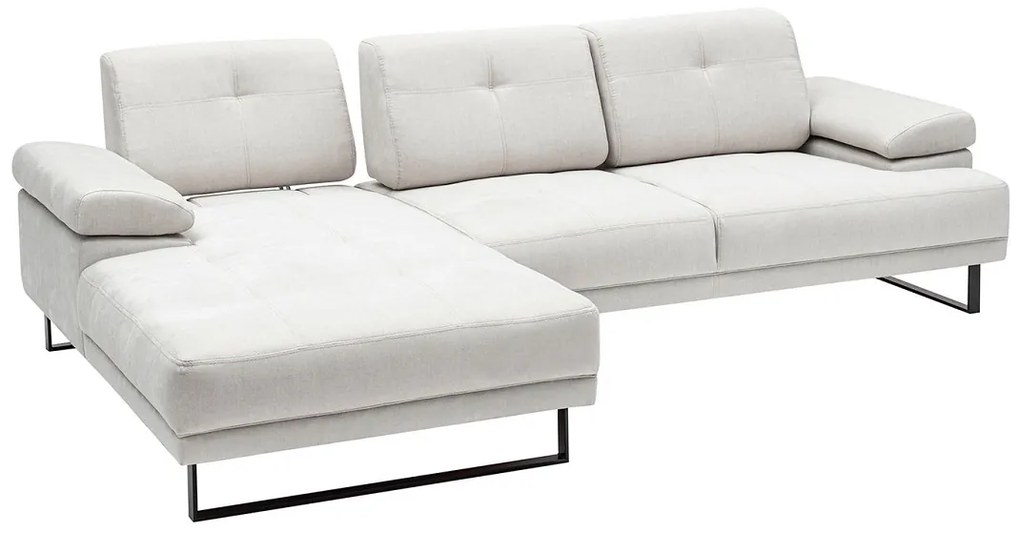 Designová rohová sedačka Vatusia 314 cm béžová - levá