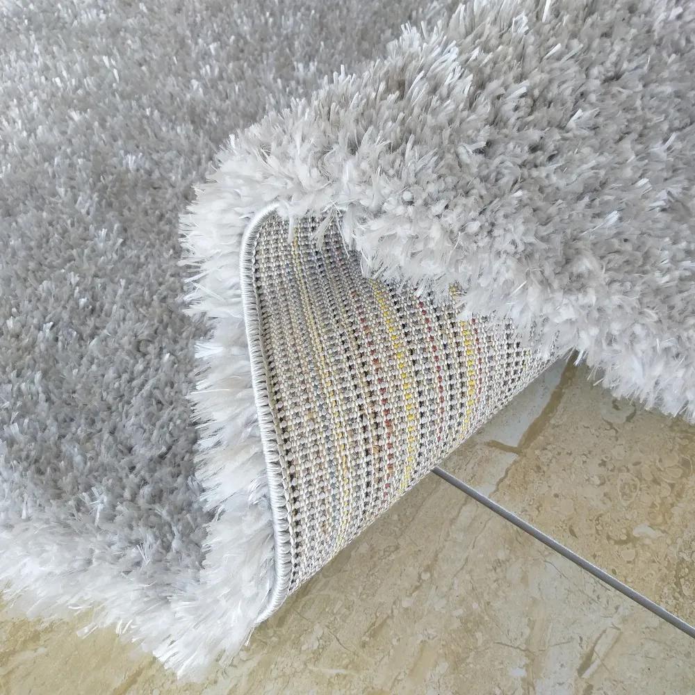 Moderní šedý koberec do ložnice Šířka: 200 cm | Délka: 290 cm