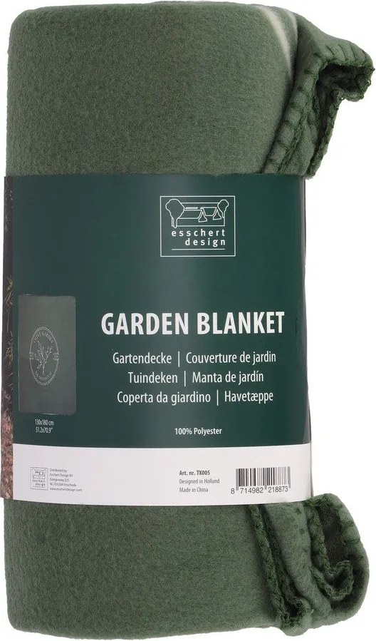 Zelená pikniková deka 130x180 cm – Esschert Design