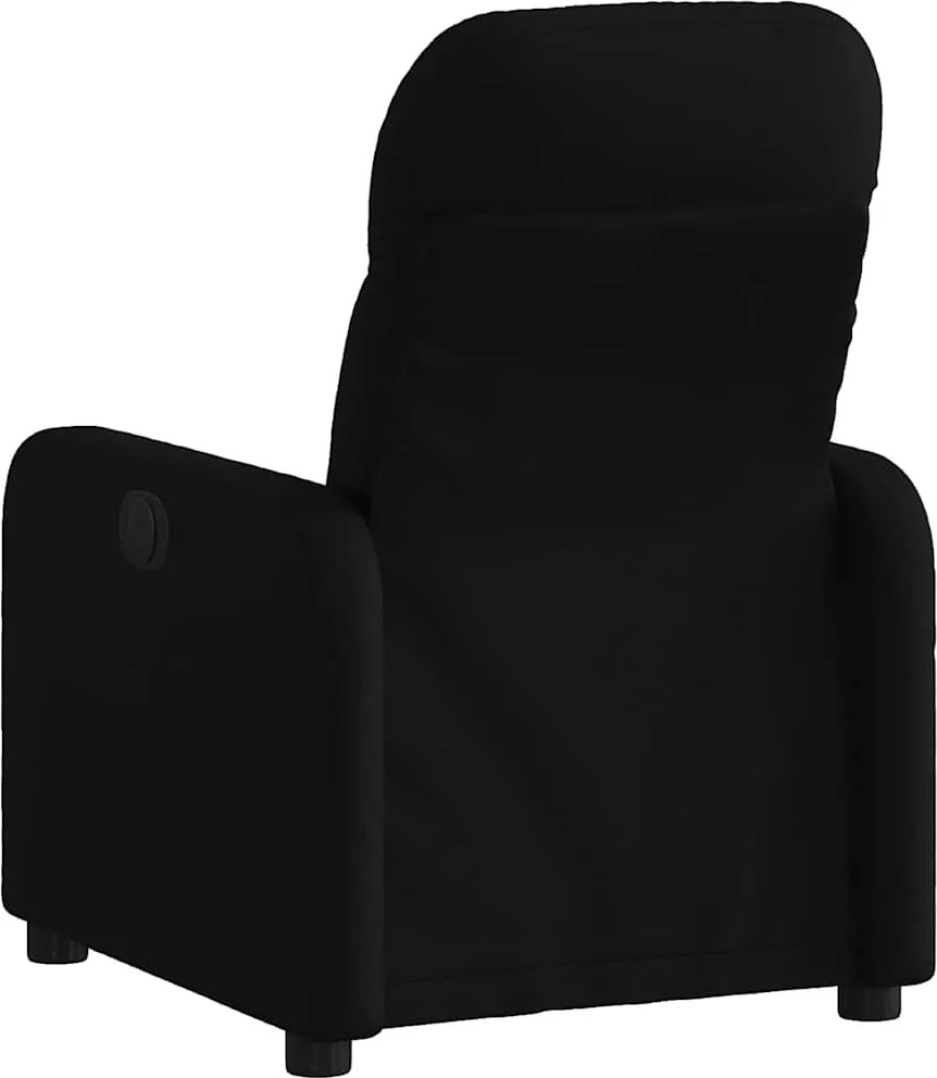Elektrické polohovací křeslo černé textil 3206779