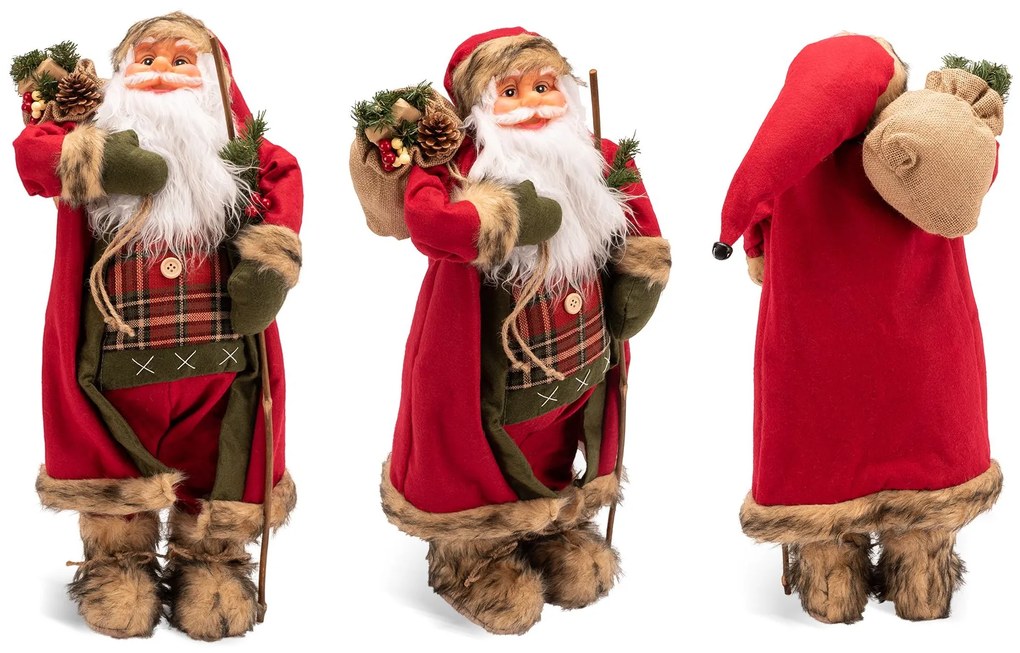 Tutumi Tutumi, vánoční Santa Claus 70cm 390773A, vícebarevné, CHR-08740