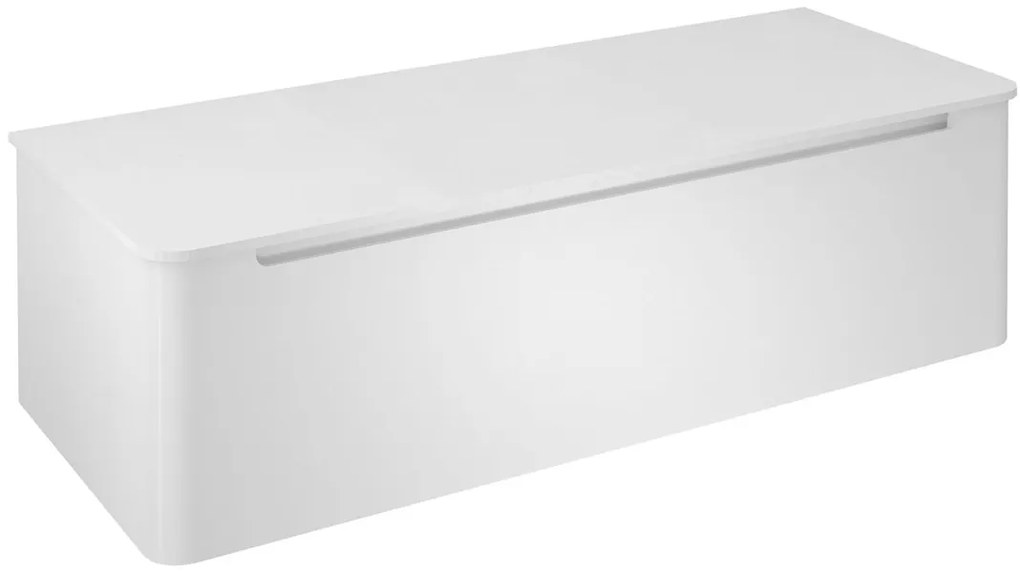 Sapho Sapho, KERALA umyvadlová skříňka 120x35x47, 5cm, 1x zásuvka, bílá lesk, KR120-3030