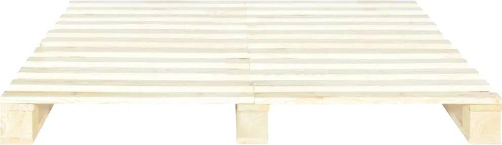 Rám postele z palet masivní borovice 200 x 200 cm 285240