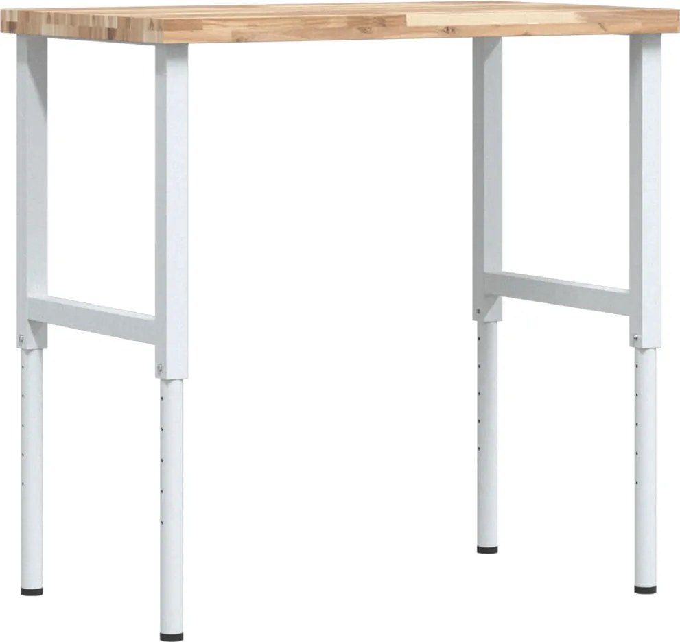 Pracovní stůl 100x60x(73–99,5) cm masivní akácie obdélníkový 3309713