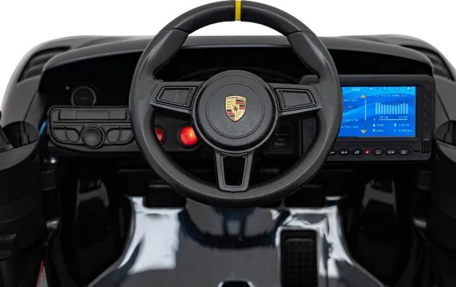 Elektrické autíčko Porsche Spyder RS 718 MP4 černé