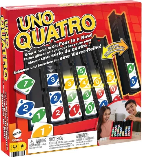 Hra Uno Quatro Mattel HPF82