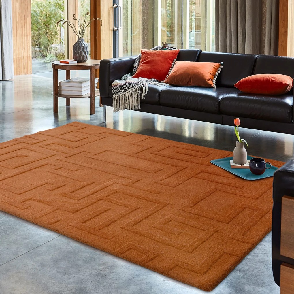 Tribeca Design Kusový koberec Parva Rust Rozměry: 200x290 cm