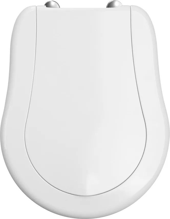 Kerasan Kerasan, RETRO WC sedátko, Soft Close, bílá/chrom, 108901