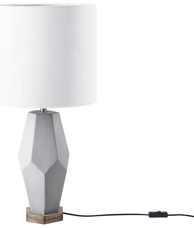 Stolní lampa krémová 66 cm OXLEY Beliani