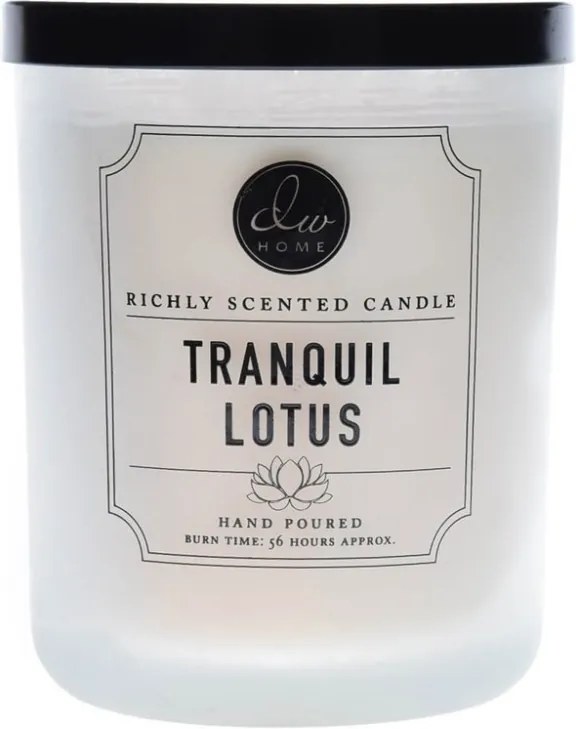 DW Home Vonná svíčka ve skle Tranquil Lotus 26,2oz