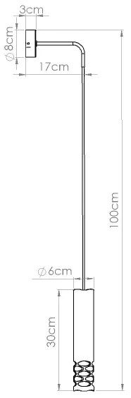 Sollux SL.1695 - Nástěnná lampa LIRO 1xGU10/10W/230V bílá