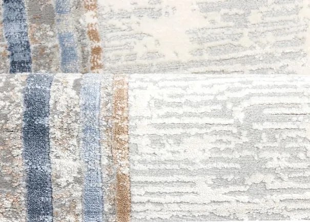 Breno Kusový koberec OPERA 5805A Blue Grey, 80x150 cm, Béžová/Vícebarevné