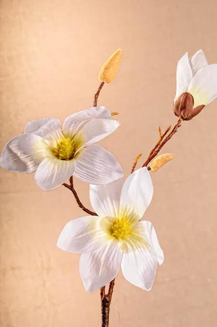 Paramit Aranžovací květina magnolie bílá 70 cm