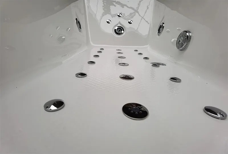 BPS-koupelny Hydromasážní vana RAMONA 640H 180x90 s ohřevem vody