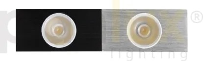 Dekorativní svítidlo LED Panlux VARIO V2/BT 2x3W 700mA černo-stříbrná