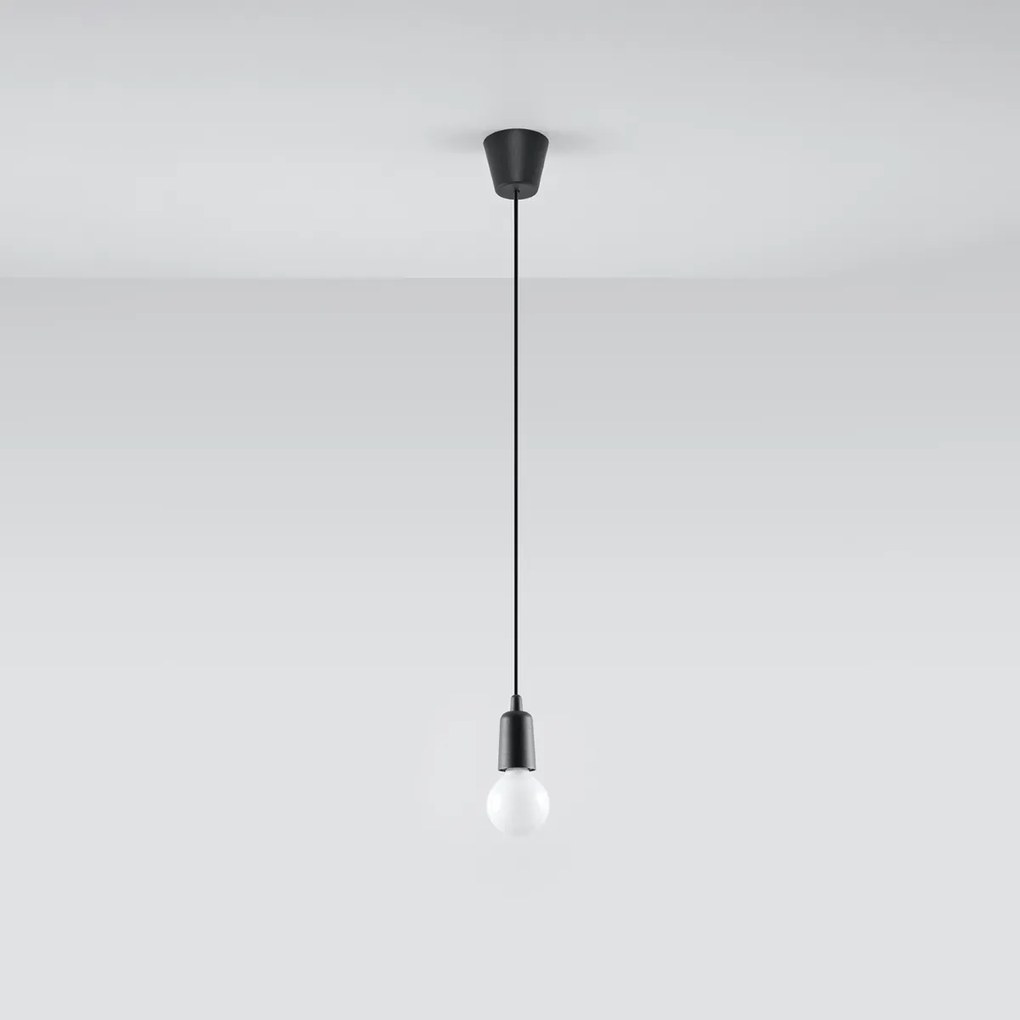 Sollux Lighting Závěsné svítidlo DIEGO 1 Černá
