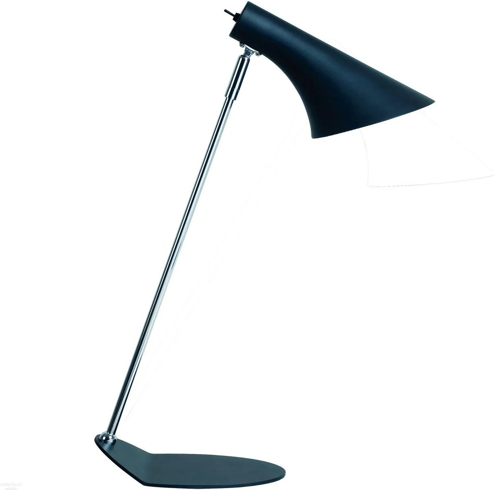 Nordlux 72695003 Vanila, stolní lampa v severském stylu, 1x40W, černá, 44cm