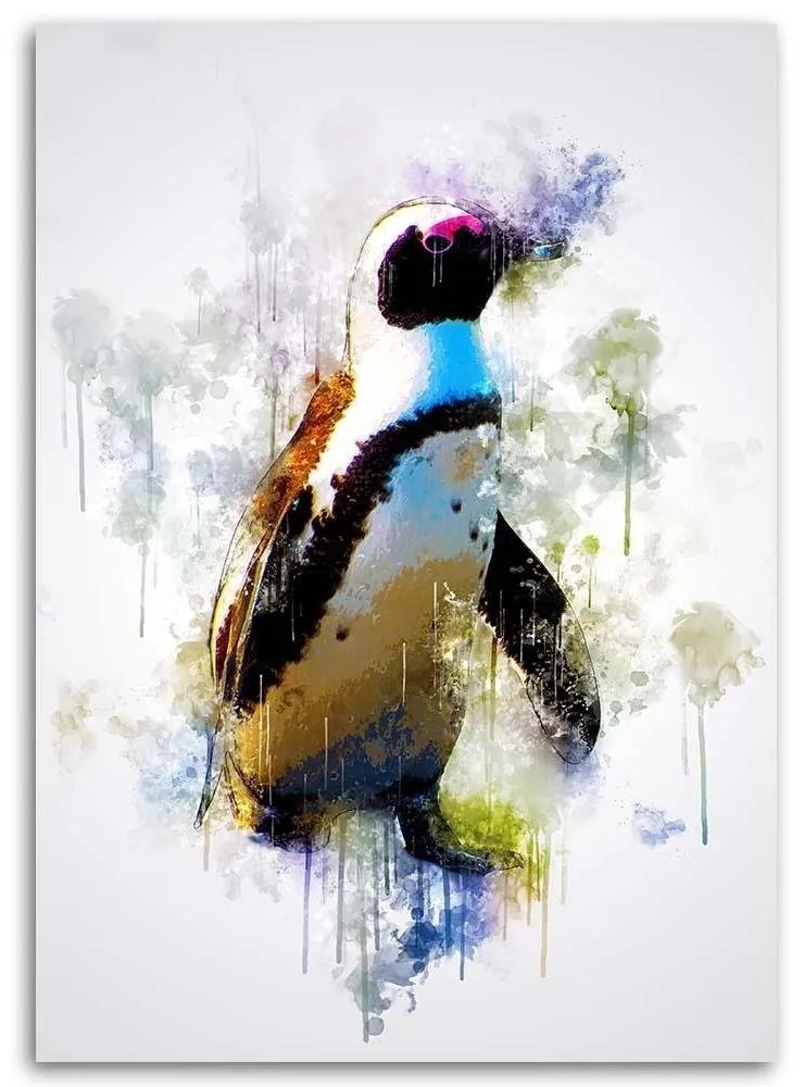 Gario Obraz na plátně Barevný tučňák - Cornel Vlad Rozměry: 40 x 60 cm