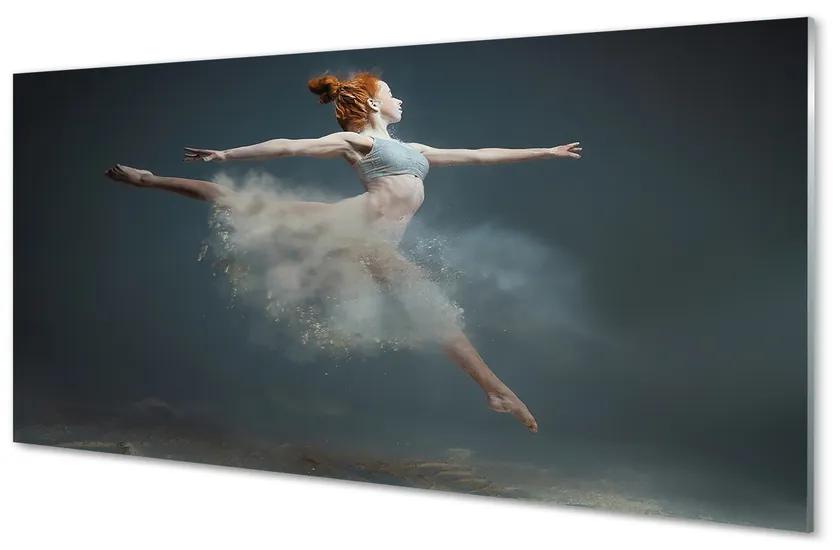 akrylový obraz balerína kouř 140x70 cm