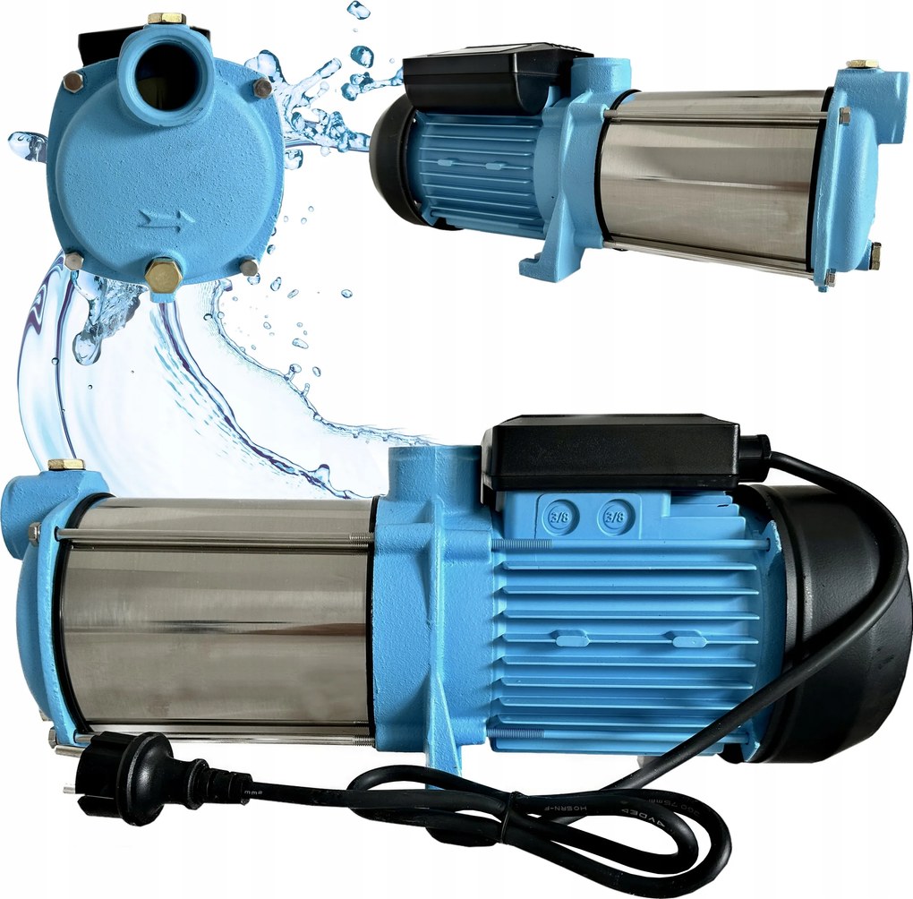 Hydroforová Pumpa na vodu Max-h 1300 W Povrchová Inox 6000 l/h Výkonná