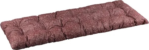 Bellatex Sedák na lavici prošívaný Vínová rozměr 40x150 cm