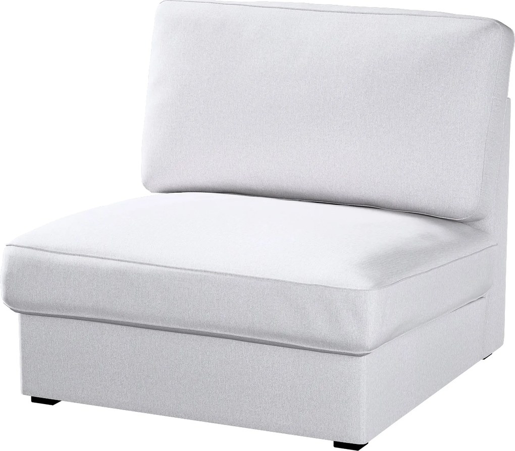Potah na neskládací křeslo IKEA Kivik barva šedá látka pletený vzor