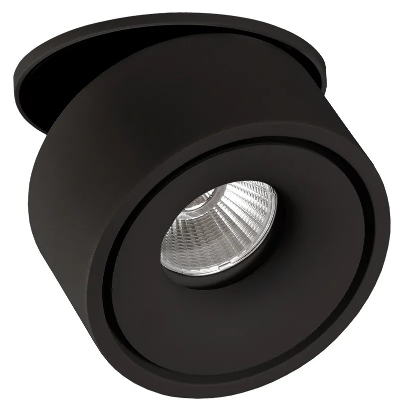 ACB Iluminacion Zapuštěné LED bodové svítidlo APEX, ⌀ 10 cm, 13W, CRI90 Barva: Černá, Stmívání: ON/OFF