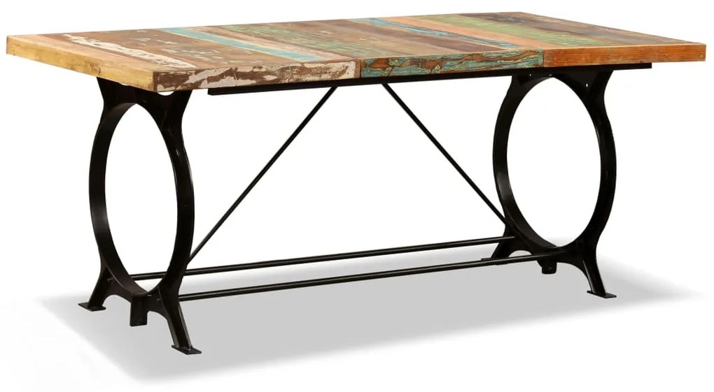 244800 vidaXL Jídelní stůl masivní recyklované dřevo 180 cm