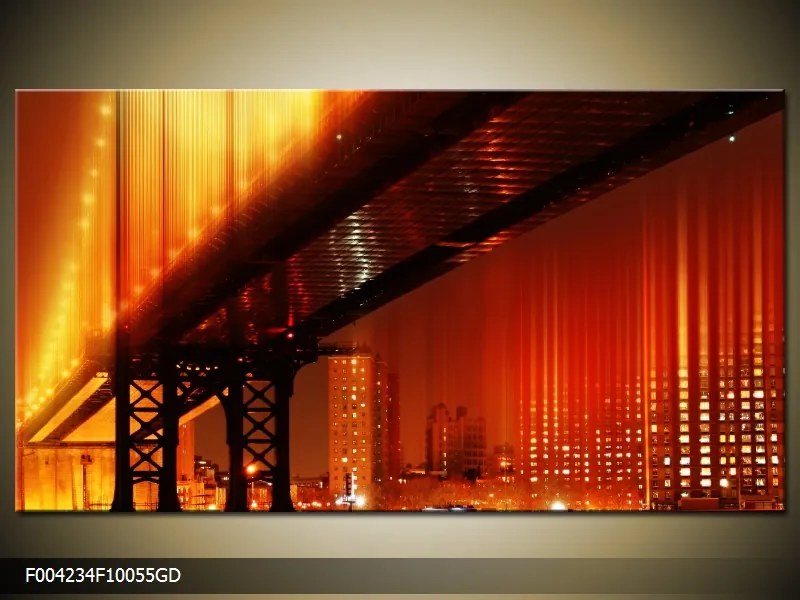 Oranžový obraz města a mostu (), 40 dalších rozměrů