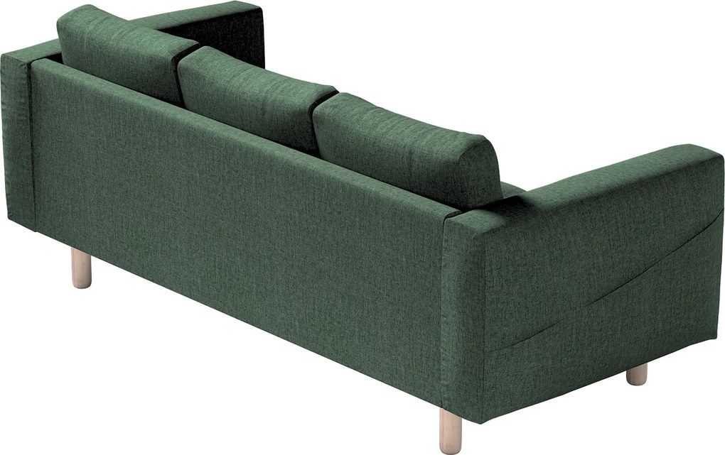 Potah na pohovku IKEA Norsborg 3-místná barva zelená látka pletený vzor