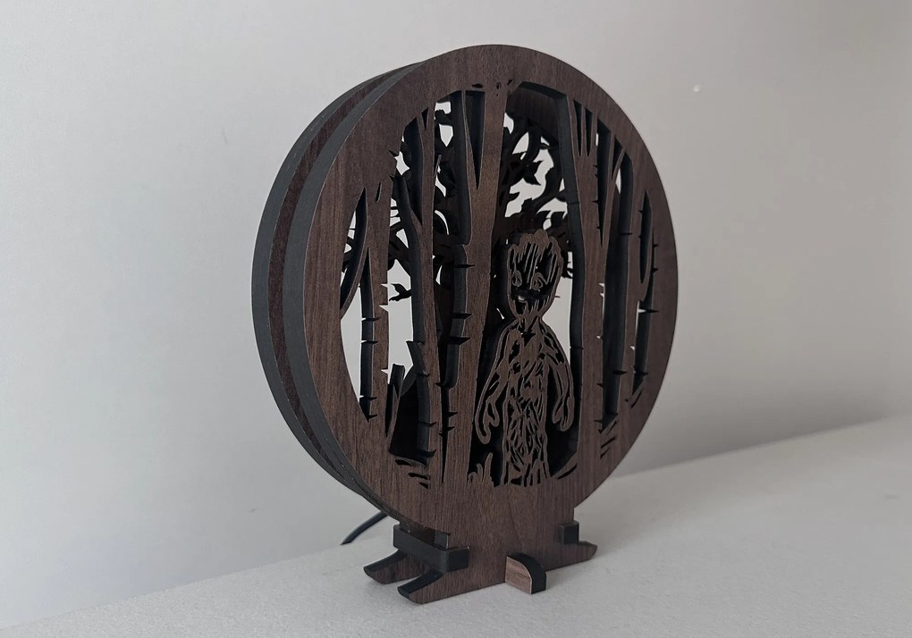 Li-Go "Grut" lampa 20x22cm provedení povrchu: dub světlý