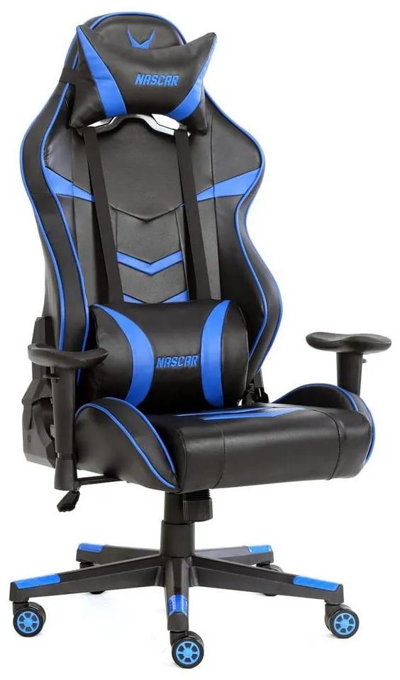 Platinet Herní židle VARR Nascar černá/modrá PL0306