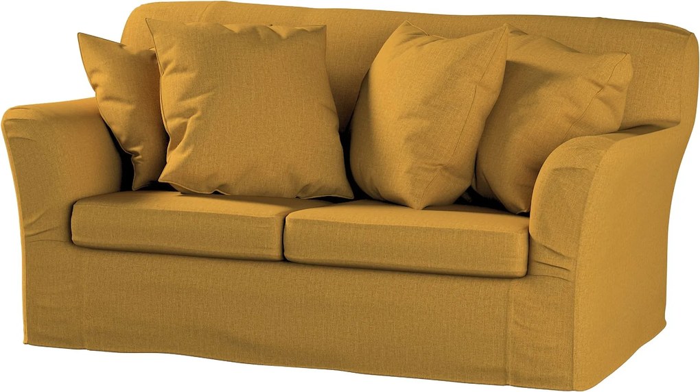 Potah na pohovku IKEA Tomelilla 2-místná nerozkládací barva žlutá látka pletený vzor