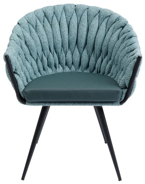 Sada 2 ks Židle s opěrkou Knot green 81 × 62 × 59 cm KARE DESIGN