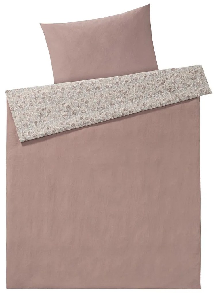 MERADISO® Lněné ložní prádlo, 140 x 200 cm (světle růžová), Barva: - 4056232386098