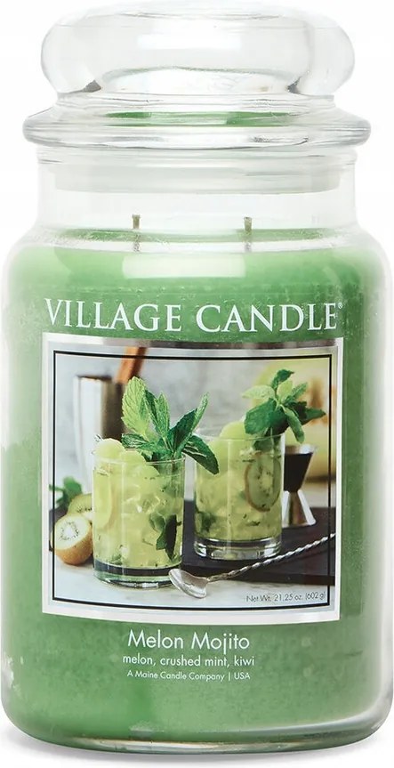 Velká svíčka Melon Mojito Village Candle