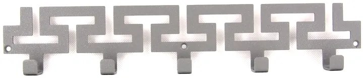 Kovový nástěnný věšák zig zag 40x7,5cm různé barvy Barva: černá