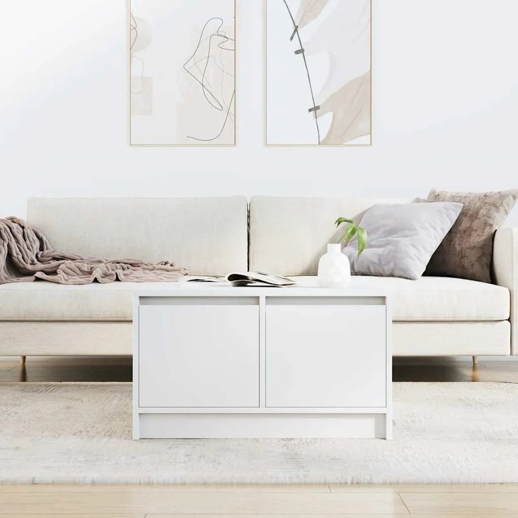 Konferenční stolek se zásuvkami bílý 70,5x70x40 cm 3328408