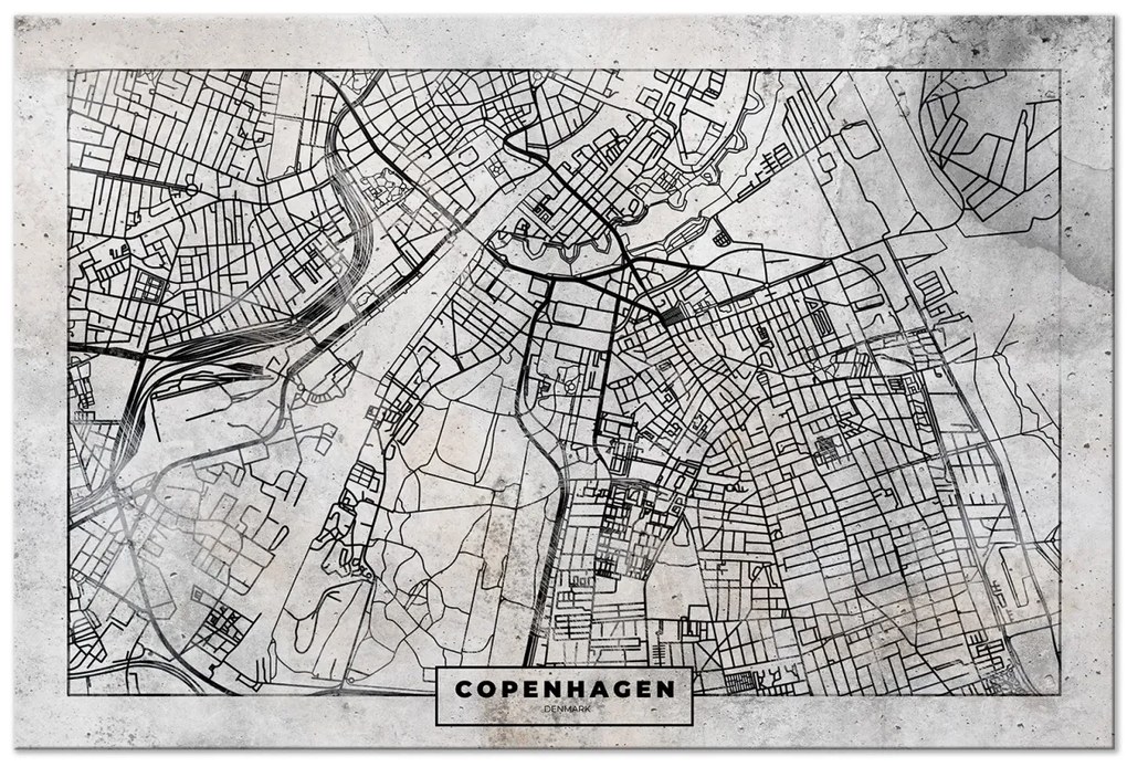 Obraz - Copenhagen Plan (1 Part) Wide