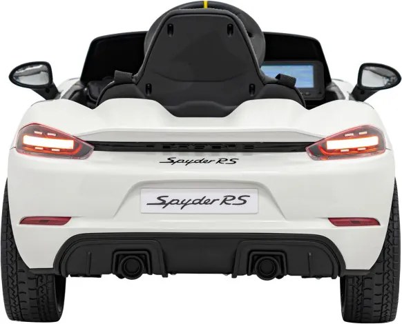Elektrické autíčko Porsche Spyder RS ​​718 bílé