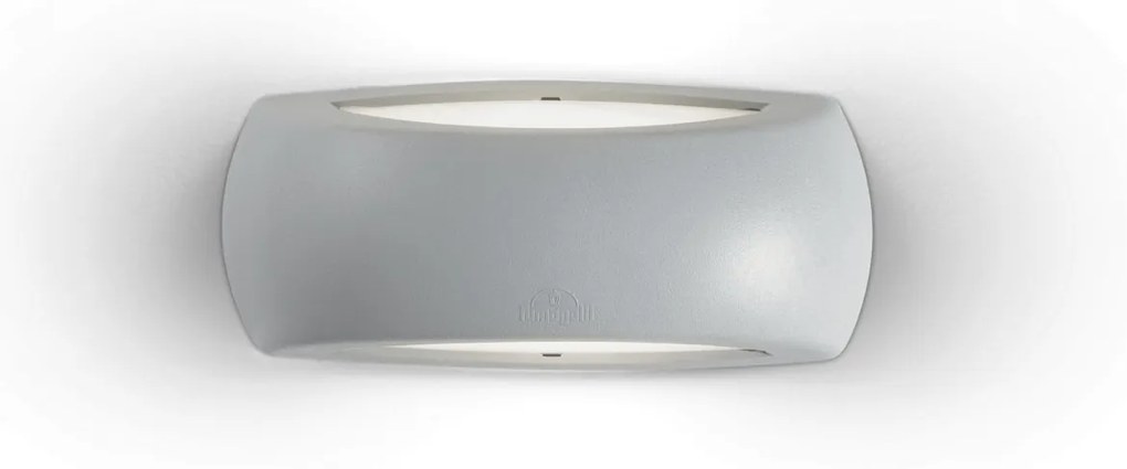 Ideal Lux 123738 venkovní nástěnné svítidlo Francy Grigio 1x23W|E27|IP66